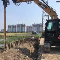 China Excavator Hydraulic Vibratory Pile Driver | Low-Noise Cement Sheet Pile Operation for sale