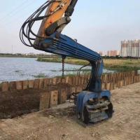 China Excavator Hydraulic Vibratory Pile Driver | Low-Noise Cement Sheet Pile Operation for sale