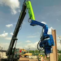 China Precise Electric Vibro Hammer - 21m Sheet Pile Driving Equipment for sale
