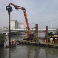 China High Accuracy Hydraulic Pile Driver - Coastal Construction For H Beam for sale
