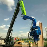 China 18m Quick Converting Sheet Pile Driver - Hammer-Driven For Efficient Piling for sale