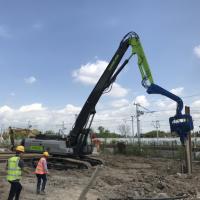 China 18m Quick Converting Sheet Pile Driver - Hammer-Driven For Efficient Piling for sale