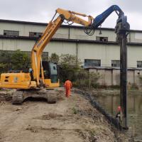 China High-Efficiency Sheet Pile Driver | 15m Capacity Hammer Equipment For Construction for sale