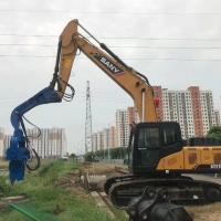China High-Efficiency Sheet Pile Driver | 15m Capacity Hammer Equipment For Construction for sale