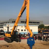China 32Mpa Pressure Pile Driver | 15m Boat Type Water Driven Piling Machine for sale