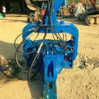 China Hydraulic Sheet Pile Hammer Driver - Excavator-Mounted & High-Efficiency For Construction for sale