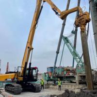 China 30Mpa Hydraulic Pile Driver - 8m Sheet Piling Work & Reliable Performance for sale