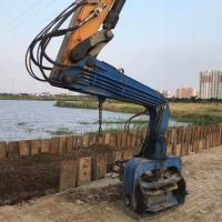 China 30Mpa Hydraulic Pile Driver - 8m Sheet Piling Work & Reliable Performance for sale