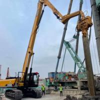 China 20T Excavator-Mounted Pile Driver - 10m Hydraulic Sheet & Reliable Quality for sale