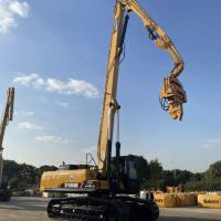 China 20T Excavator-Mounted Pile Driver - 10m Hydraulic Sheet & Reliable Quality for sale