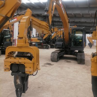 China 40-45 Ton Excavator Pile Driver | 32 Mpa Hydraulic & Low-Noise Vibrating for sale
