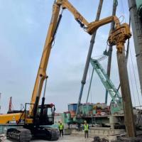 China Durable Vibratory Hydraulic Pile Driver - 10m Sheet Piling & 3200rpm Vibration for sale