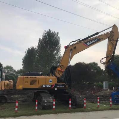 China 20-30 Ton Hydraulic Sheet Pile Driver - 10m Piling & 2800rpm High-Frequency Vibration for sale