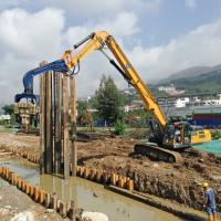 China Hydraulic Piling Vibro Hammer - 385KN Impact Force, 12m Depth Capacity for sale