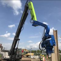 China Vibro Hammer - 3500 RPM High Frequency & 385 KN Force For Hard Soil Piling for sale
