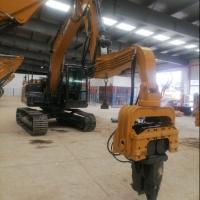 China Excavator Mounted Hydraulic Pile Driver | Fits 6-60T Machines, Vibratory Operation for sale