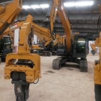 China Excavator Mounted Hydraulic Pile Driver | Fits 6-60T Machines, Vibratory Operation for sale