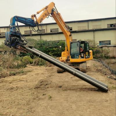 China Plastic Sheet Piling Pile Driver: Fast Driving & Universal Mounting for sale