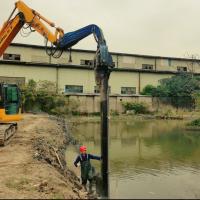 China Plastic Sheet Piling Pile Driver: Fast Driving & Universal Mounting for sale