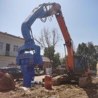 China Specialized Pile Hammer For Solar/Wind Farms | Secure Clamping & High-Efficiency Driving for sale