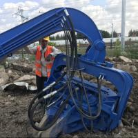 China Eco-Friendly 3.15T Pile Driver: Excavator-Mounted for Sustainable & Low-Noise Construction for sale