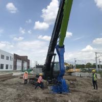 China 21m Deep Sheet Pile Driver: High-Frequency Vibro Hammer for Excavator Mounting for sale