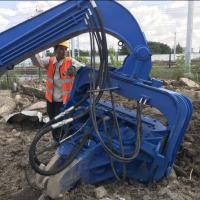 China High-Performance Pile Driver for CAT E450: 18m Depth & 3200rpm Vibro Hammer for sale