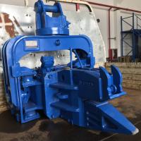 China 3200rpm Vibro Pile Driver: Blue SANY Mounted with Heavy-Duty Clamps & Rapid Pile Extraction for sale