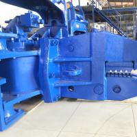 China 3200rpm Vibro Pile Driver: Blue SANY Mounted with Heavy-Duty Clamps & Rapid Pile Extraction for sale