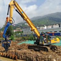 China Through-Wall Pile Driver: High Excitation Force & Compact Excavator Vibro Hammer Design for sale