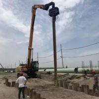 China Through-Wall Pile Driver: High Excitation Force & Compact Excavator Vibro Hammer Design for sale