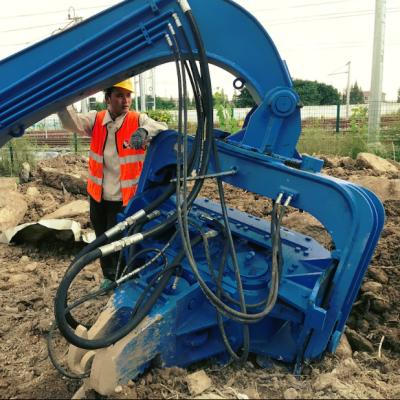 China High-Precision 15m Sheet Pile Driver - Excavator Mounted Lightweight Design And Customizable LOGO for sale