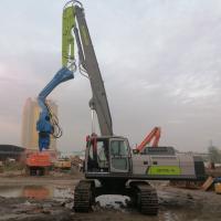 China High-Precision 15m Sheet Pile Driver - Excavator Mounted Lightweight Design And Customizable LOGO for sale