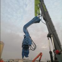 China High-Precision 15m Sheet Pile Driver - Excavator Mounted Lightweight Design And Customizable LOGO for sale