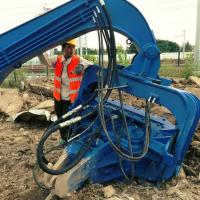 China 18m Excavator Mounted Pile Driver - 60 Ton Capacity With High Reliability And Extended Bearing Life for sale