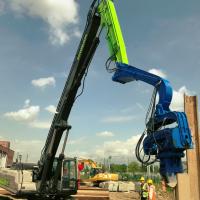 China Railway Pile Driver: Precision Sheet Piling to 15 Meters with Minimal Vibration for sale