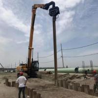 China 40-45 Ton Excavator Mounted Pile Driver - Wood Pile Specialized With Flexible Control And High Efficiency for sale