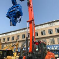 China 40-45 Ton Excavator Mounted Pile Driver - Wood Pile Specialized With Flexible Control And High Efficiency for sale