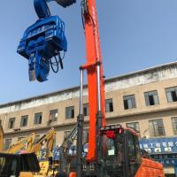 China High Efficiency Low Vibration Pile Driver - Excavator Mounted Easy Maintenance & 18m Max Pile Length for sale