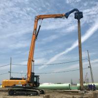 China Environmental Friendly Pile Driver - Quiet Vibro Hammer & 180° Rotation Adjustment for sale