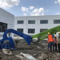 China Excavator-Fit Pile Driver - Low Vibration Short Period & 180° Rotation Adjustment for sale