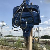 China Quick Speed Hydraulic Pile Driver - High Accuracy Vibratory Hammer & Low Noise for sale