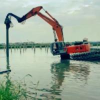 China Hard Soil Construction Pile Driver - 10M Length & Universal Excavator Fit for sale