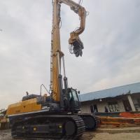 China 18M Deep Foundation Pile Driver - 3300rpm Vibration & 1-Set MOQ Support for sale