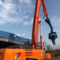 China 18M Deep Foundation Pile Driver - 3300rpm Vibration & 1-Set MOQ Support for sale