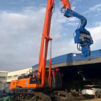 China 18M Deep Foundation Pile Driver - 3300rpm Vibration & 1-Set MOQ Support for sale