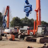 China Heavy-Duty Pile Driver | 1700kg Hammer Weight for Stable 10-Meter Deep Driving for sale