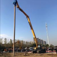 China 24M Sheet Pile Driver - Heavy Vibro Hammer & Imported Core Component Reliability for sale