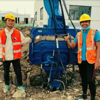 China 15M Hard Soil Pile Driver - Zoomlion Fit & Imported Hydraulic Components for sale