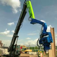 China Heavy-Duty Pile Driver | PCF Series 3500 RPM Vibro Hammer for Sheet Pile Construction for sale